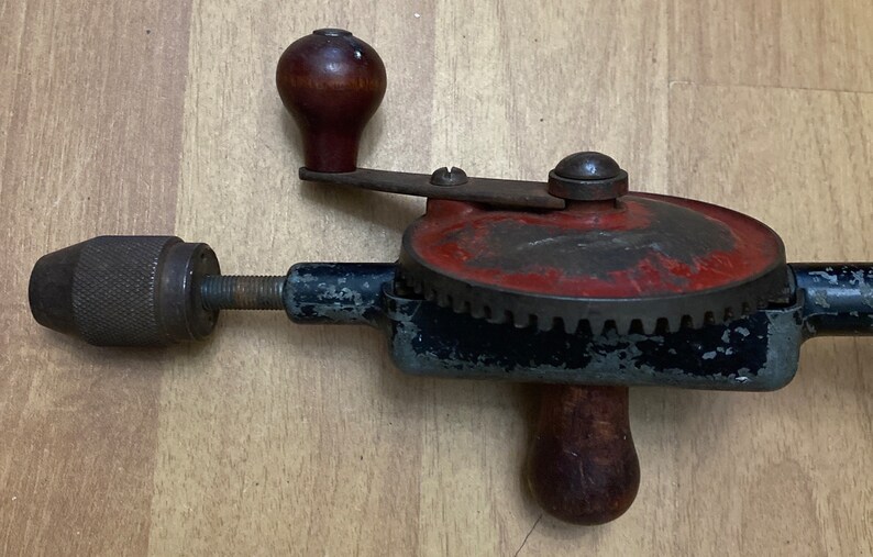 Vintage 1950s Manual 12 Hand Drill Made in U.S.A. Fully - Etsy