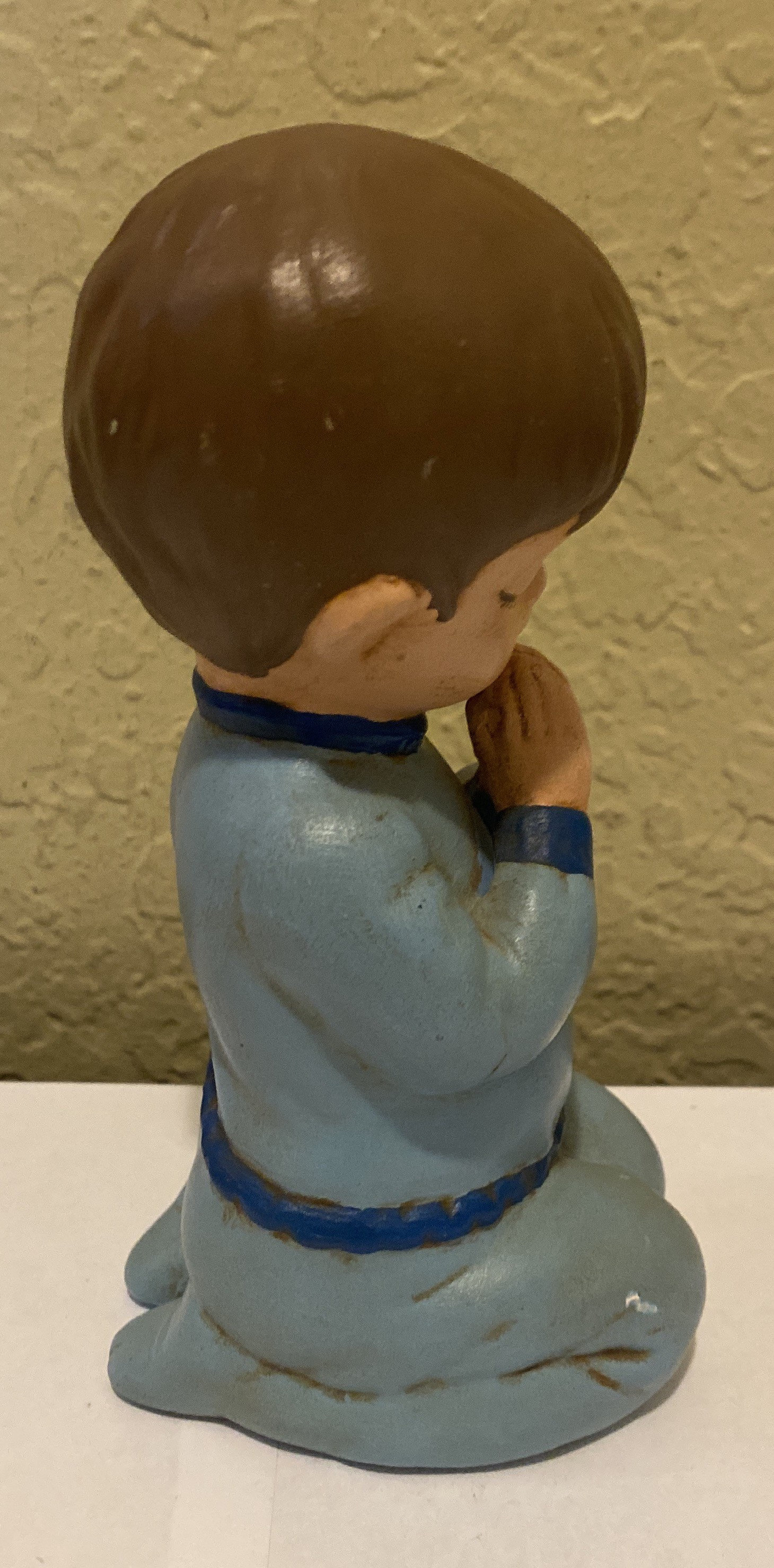 Vintage 1971 Ceramic 6.5 Praying Boy Kneeling Statue Figurine - Etsy