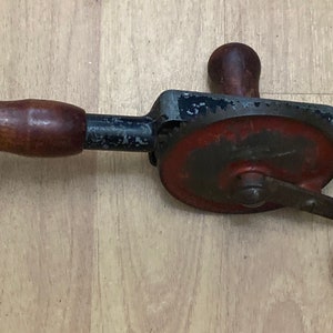 Vintage 1950s Manual 12” Hand Drill Made in U.S.A. Fully Functional - Etsy