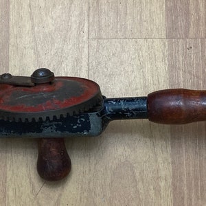 Vintage 1950s Manual 12” Hand Drill Made in U.S.A. Fully Functional - Etsy