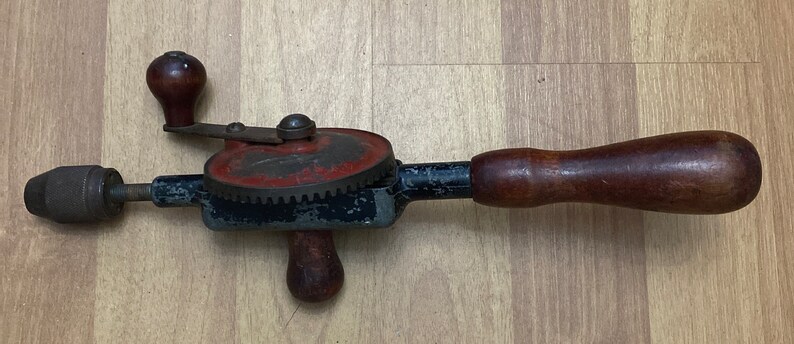 Vintage 1950s Manual 12 Hand Drill Made in U.S.A. Fully - Etsy