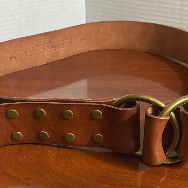 Brass Circle Belt Buckle - Etsy