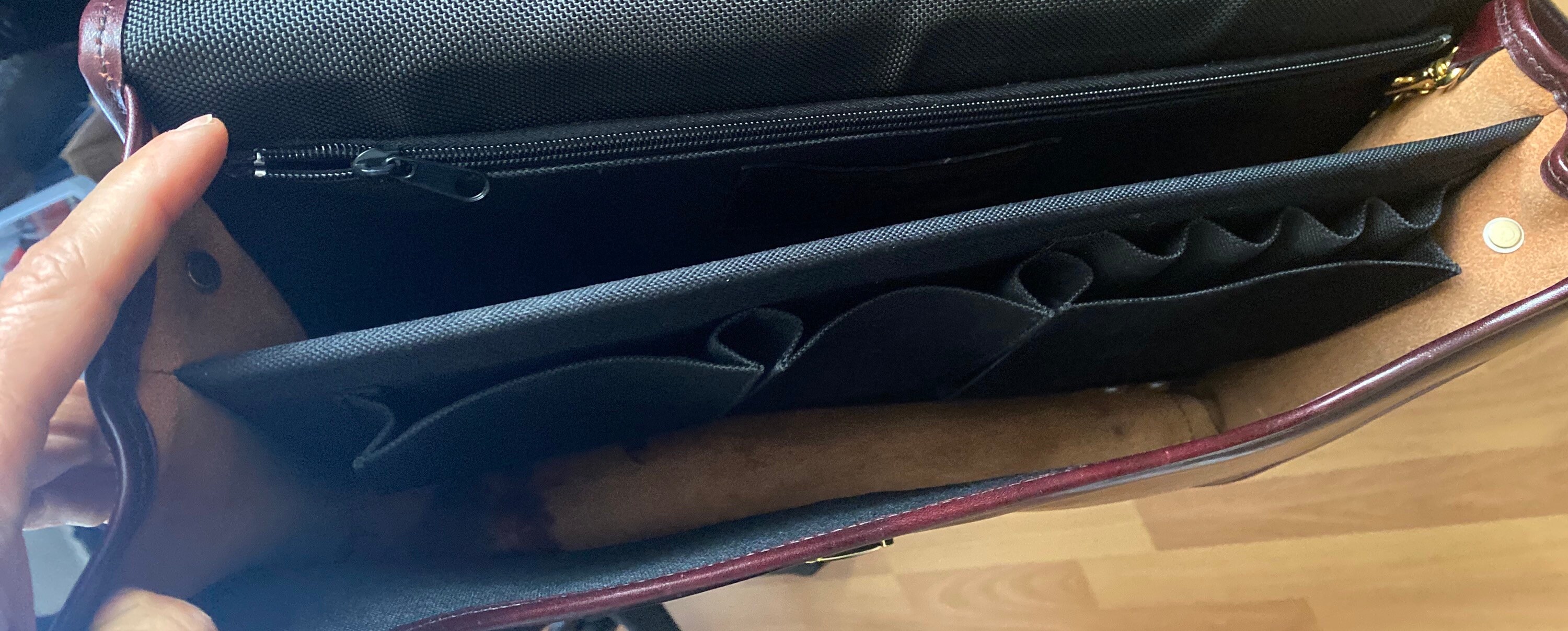 JACK GEORGE Rare Beautiful Leather Messenger Briefcase Rich - Etsy