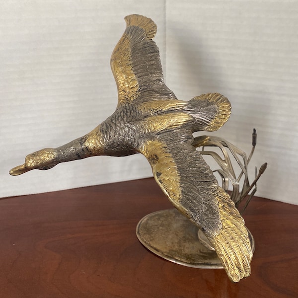 Metal Goose Sculpture - Etsy