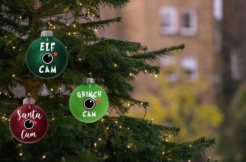 Santa Cam, Elf Cam, Grinch Cam, Christmas Ornament, Home Decor ...