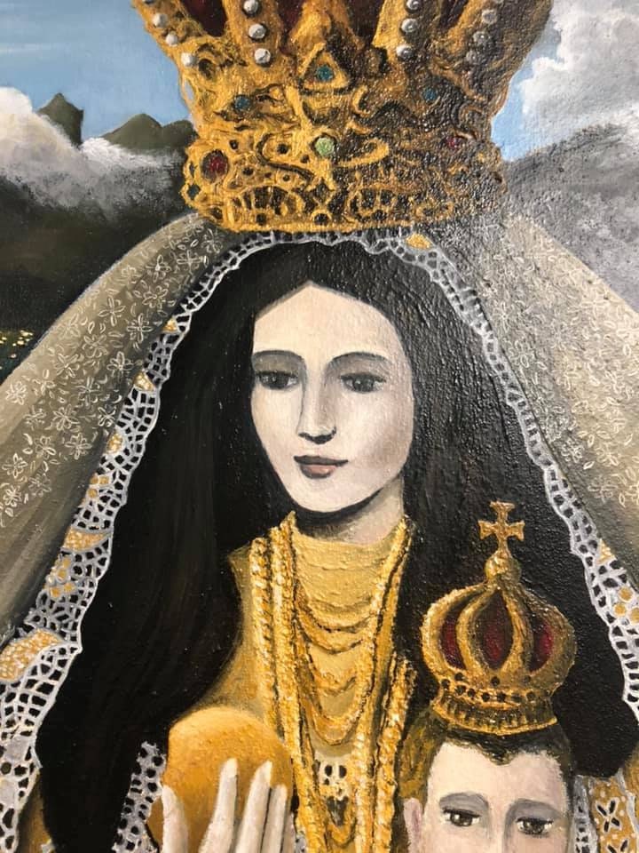Our Lady of Monte Madeira Island Oil Paiting 100 X 150cm - Etsy