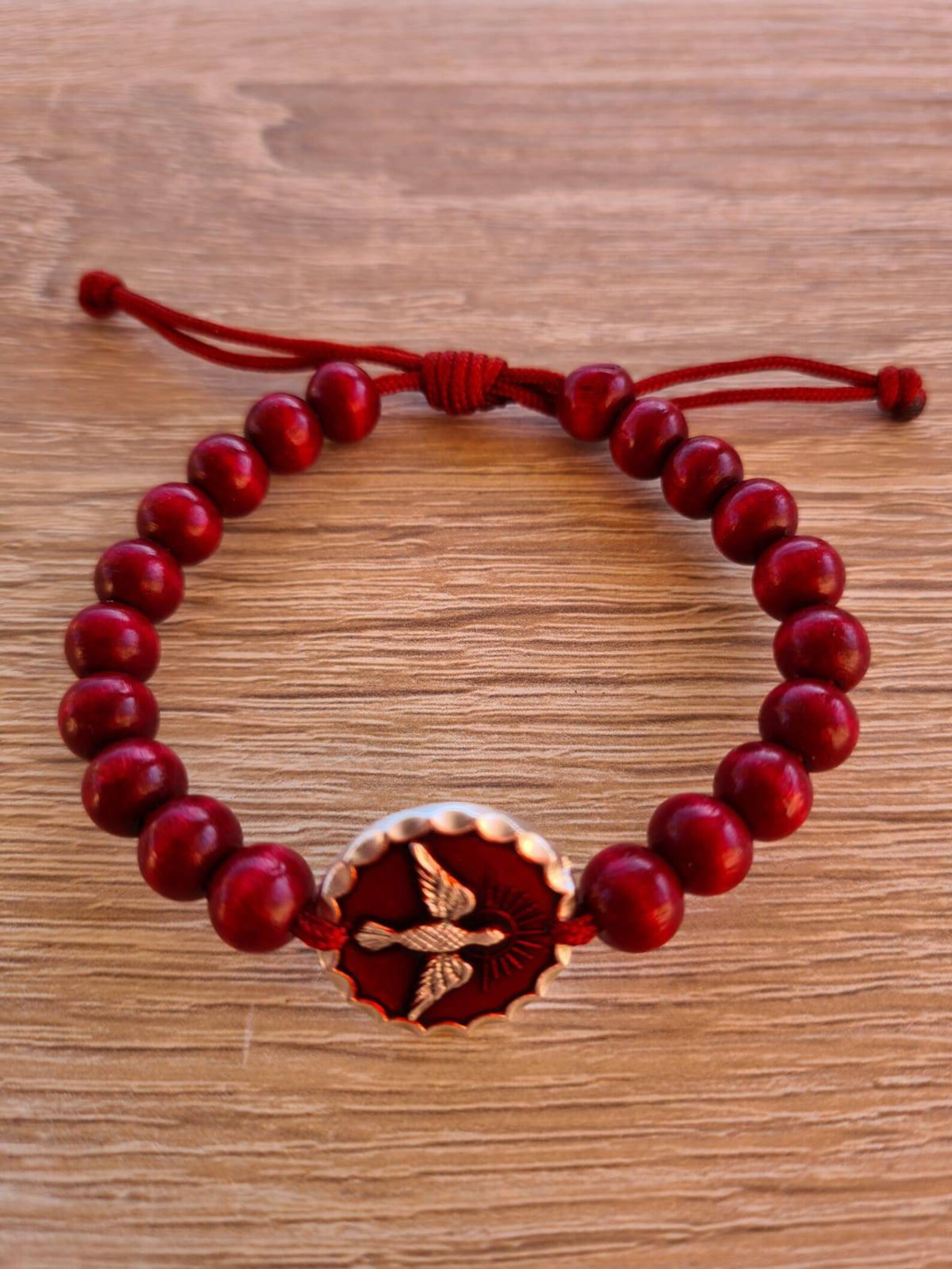 Holy Spirit Dove Medal, Holy Spirit Bracelet, Handmade Bracelet ...