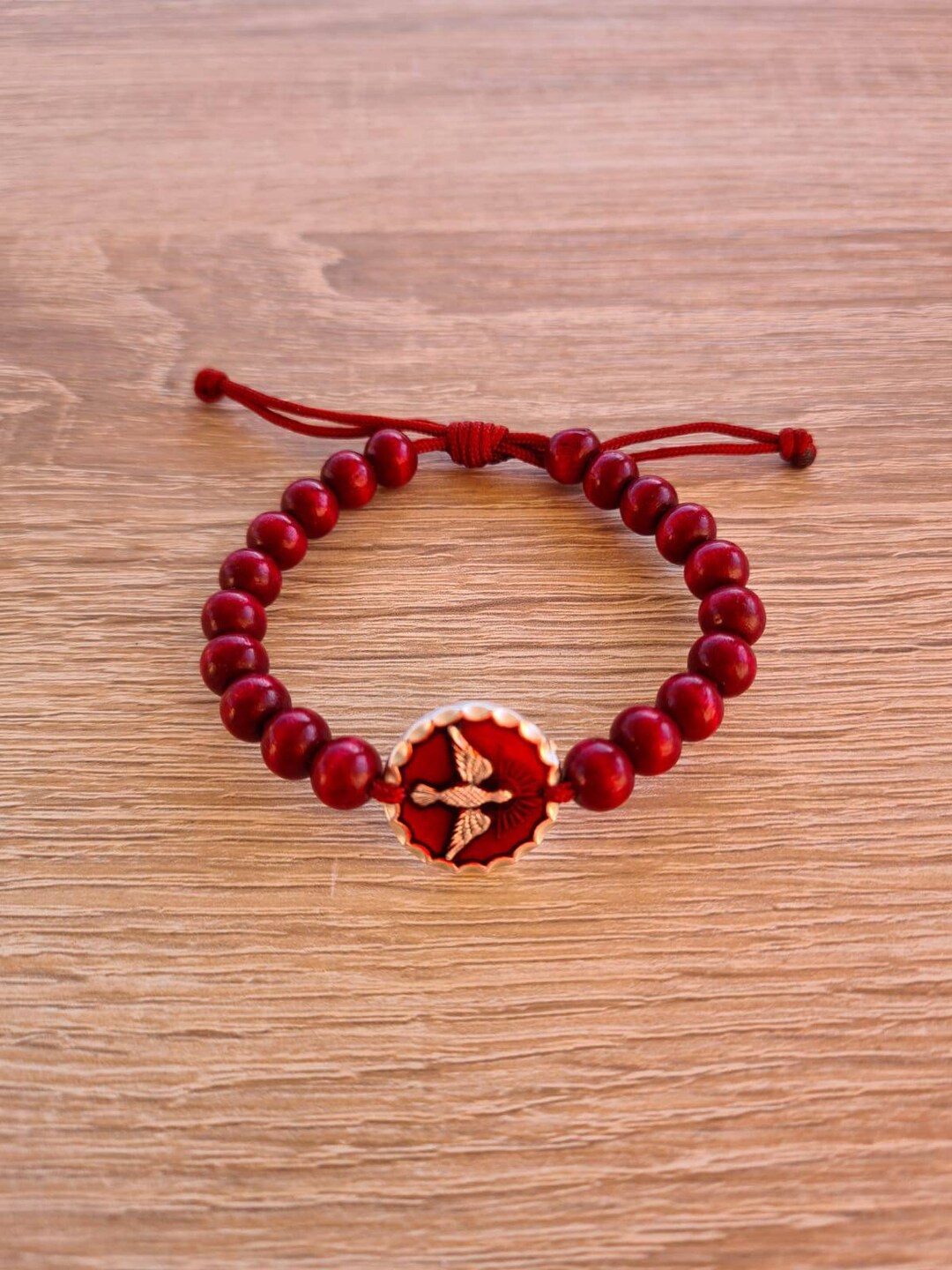 Holy Spirit Dove Medal, Holy Spirit Bracelet, Handmade Bracelet ...