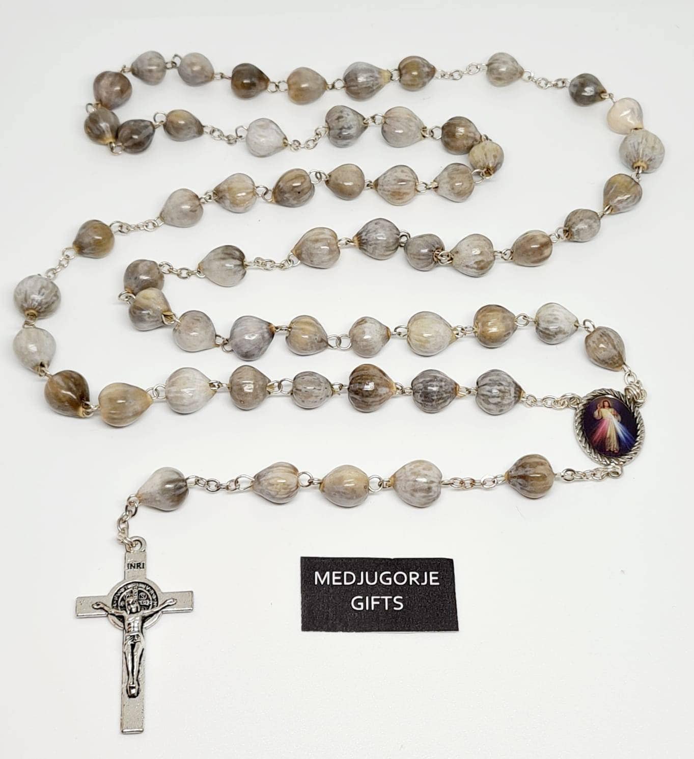 Jobs Tears Rosary, Job's Tear Rosary, Natural Seeds, Natural Rosary ...