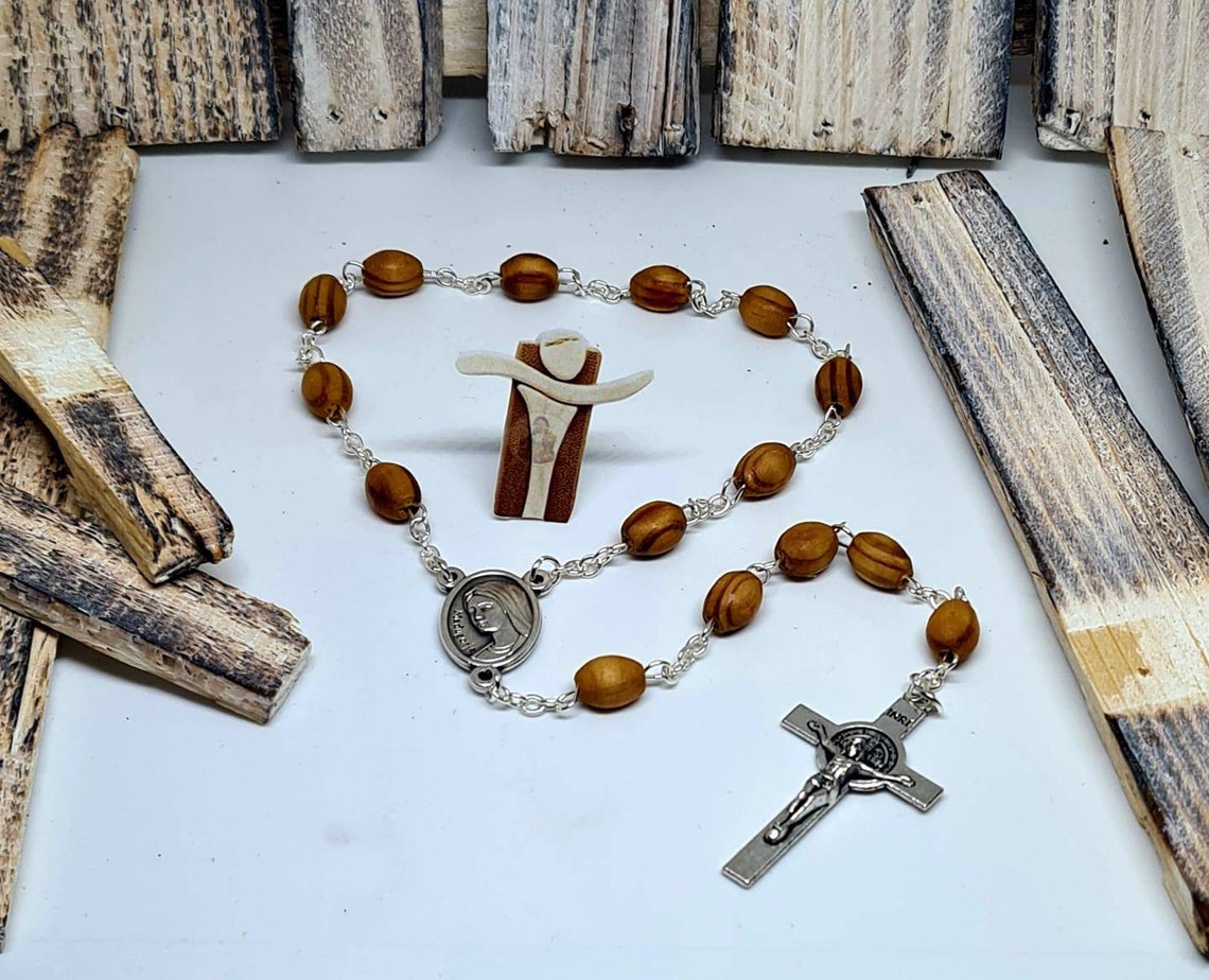 Handmade Wooden Rosary, Prayer Rosary, One Decade Rosary, Protection ...