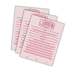 Galentine's Party Game - Guess That Rom Com| Digital File Printable ...