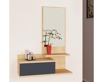 Shelf With Mirror - Etsy