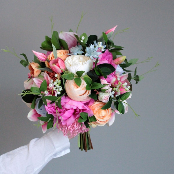 Fuchsia Bouquet - Etsy