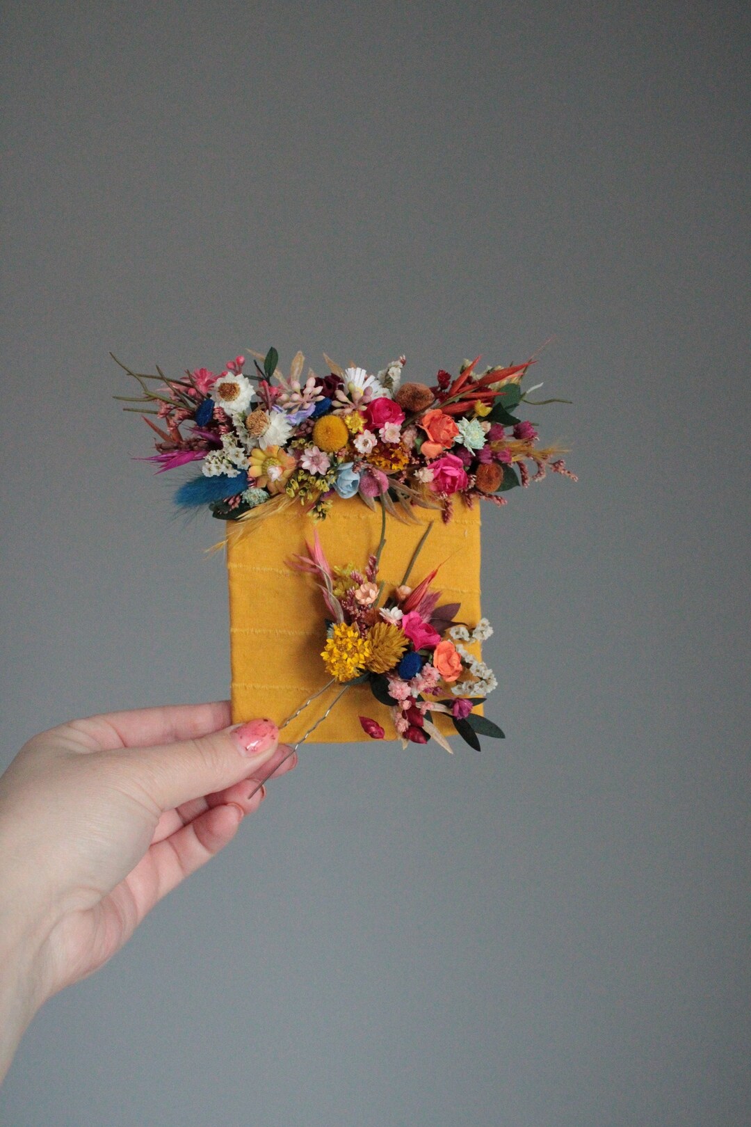Multicolor Floral Pocket Boutonniere: Jewel-tone Wedding Accessory - Etsy
