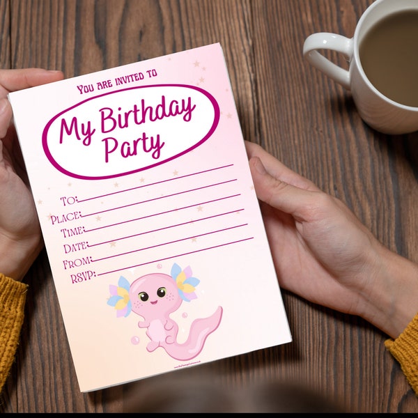 Fill in Blank Birthday Invitation - Etsy