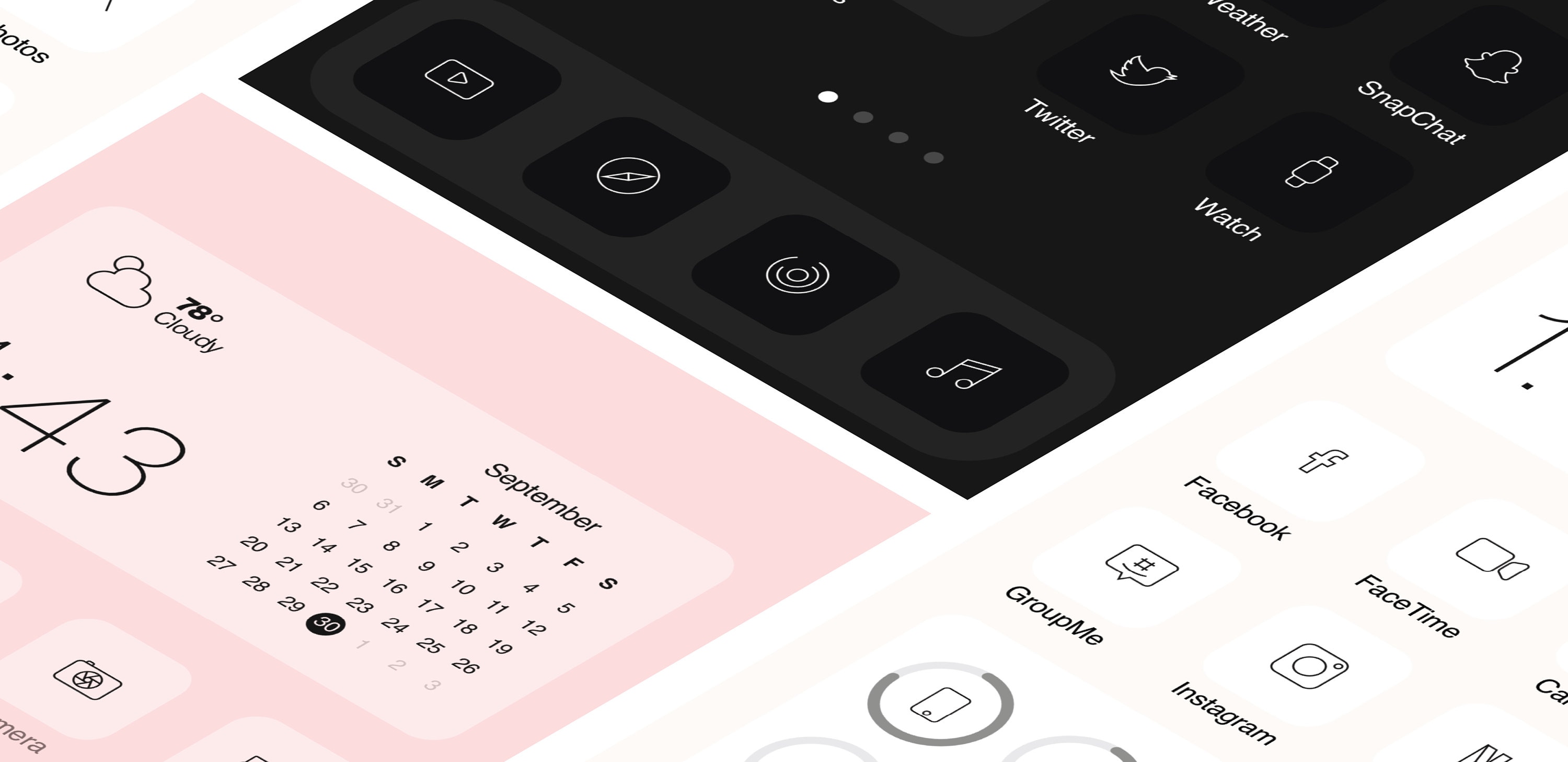 Ios 14 App Home Screen Icons Black, Pink, White, Neutral - Etsy