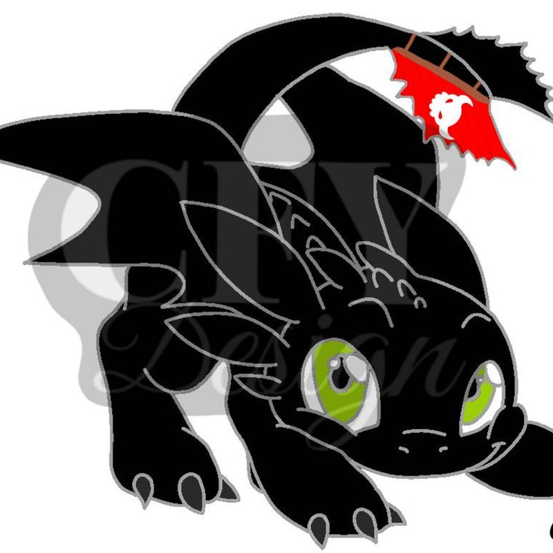 Toothless Svg - Etsy Canada