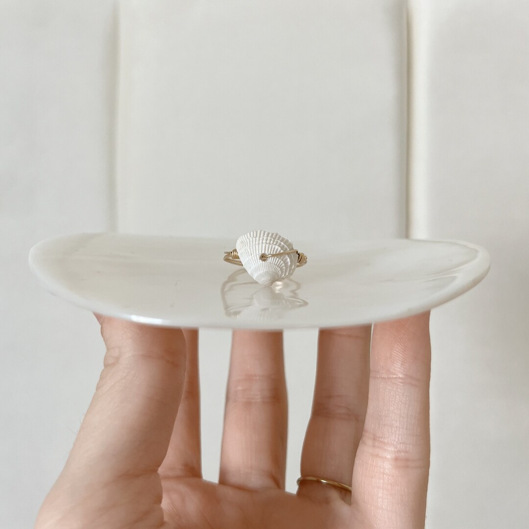Seashell Ring scallop Shell Jewelry, Gold Ring, Beachy Jewelry, Scallop ...
