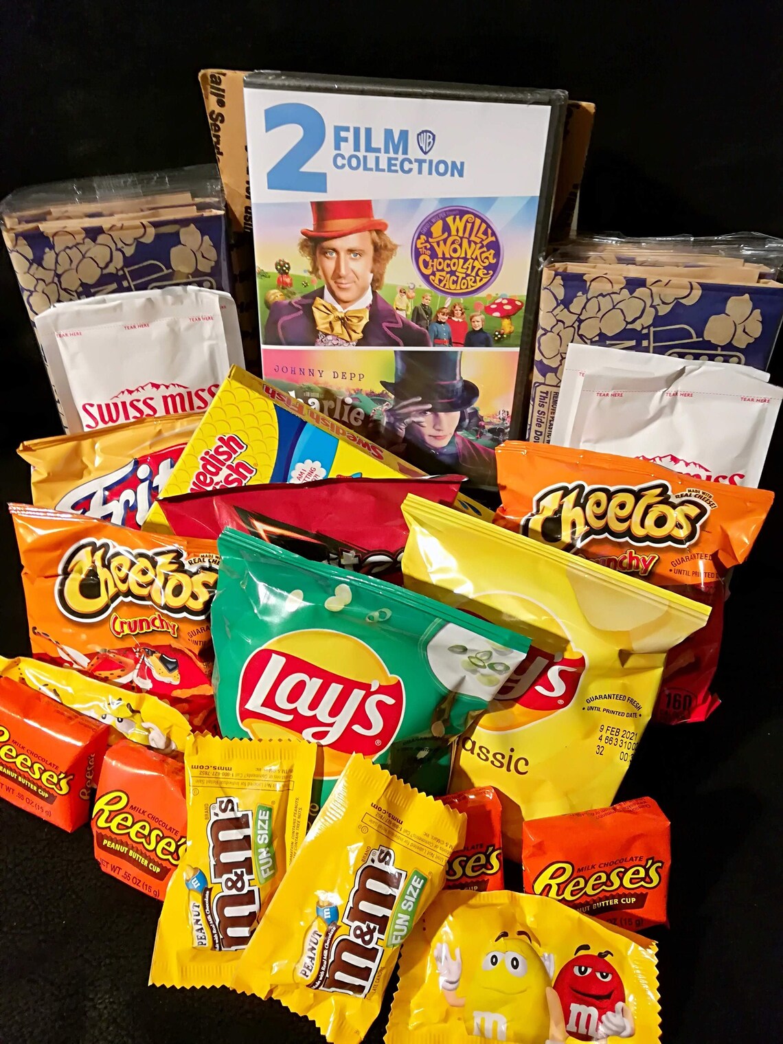 Willy Wonka Charlie and Chocolate Factory Family Movie Night - Etsy