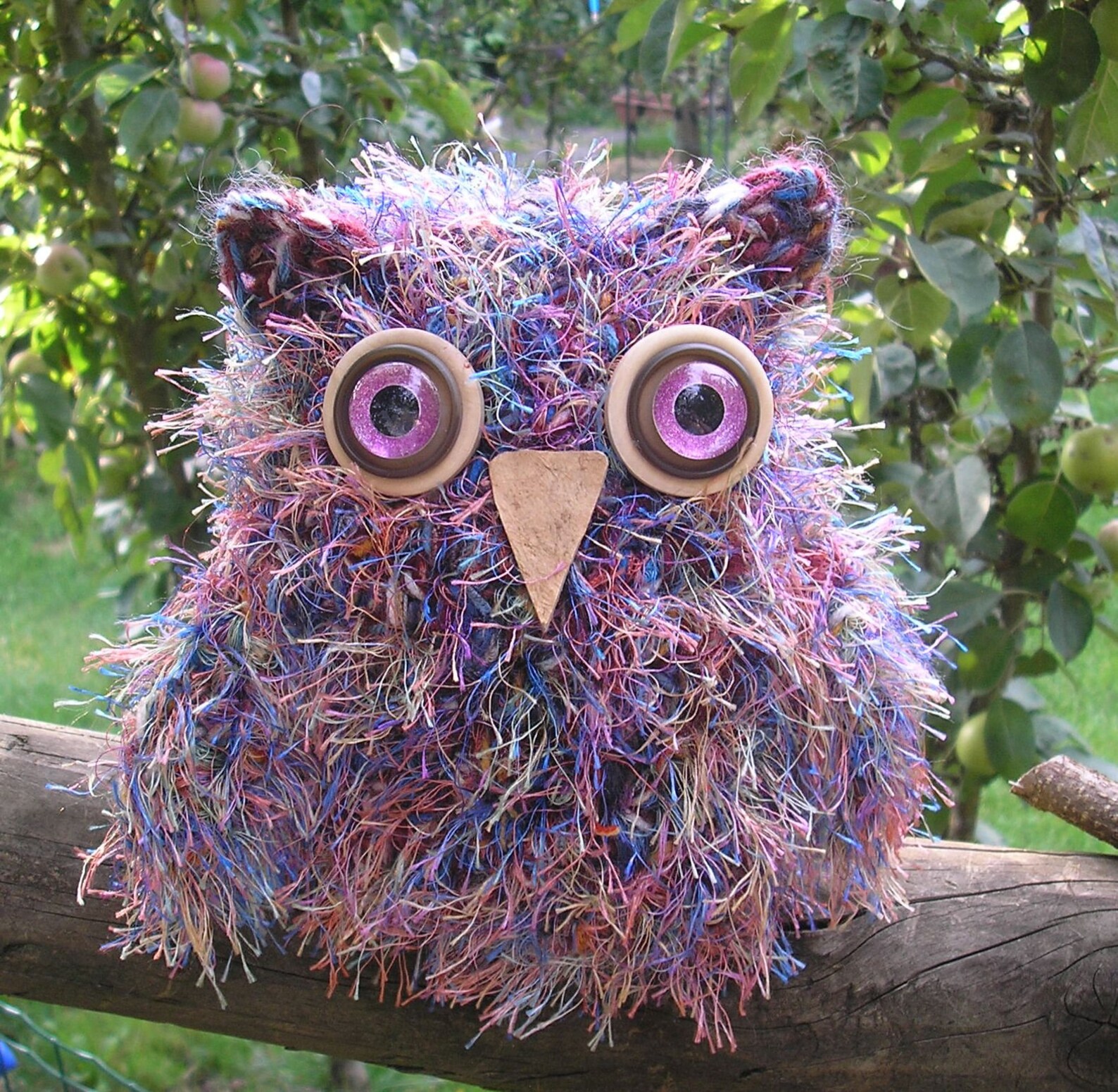 Bunte Eule 18 cm Doris Geschenk für Eulenfans geduldige | Etsy