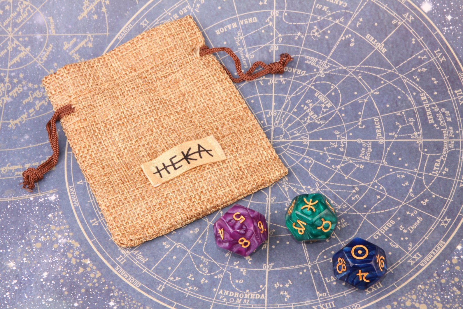 Astro Dice/ Divination Dice/astrology Dice/ Astrodice/ for Astrology ...