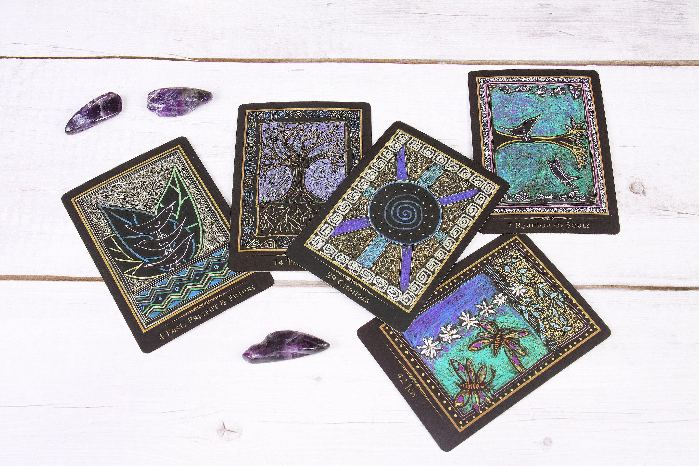 Shamanic Healing Oracle Cards and PDF Guidebook /44 X Deck Cards/tarot ...