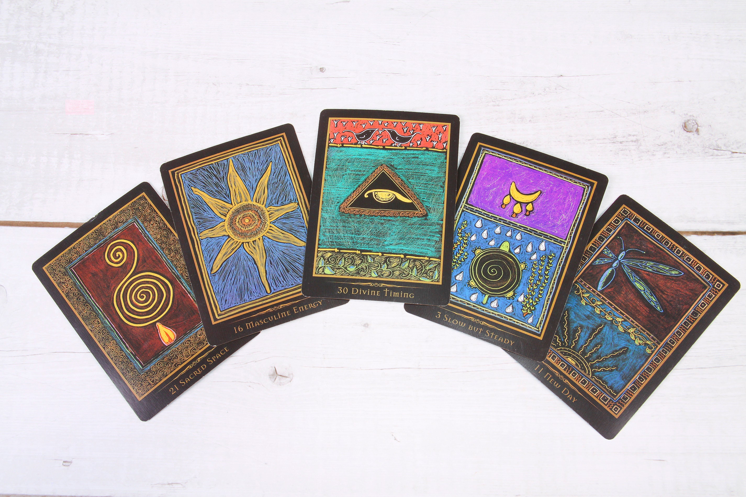 Shamanic Healing Oracle Cards and PDF Guidebook /44 X Deck Cards/tarot ...
