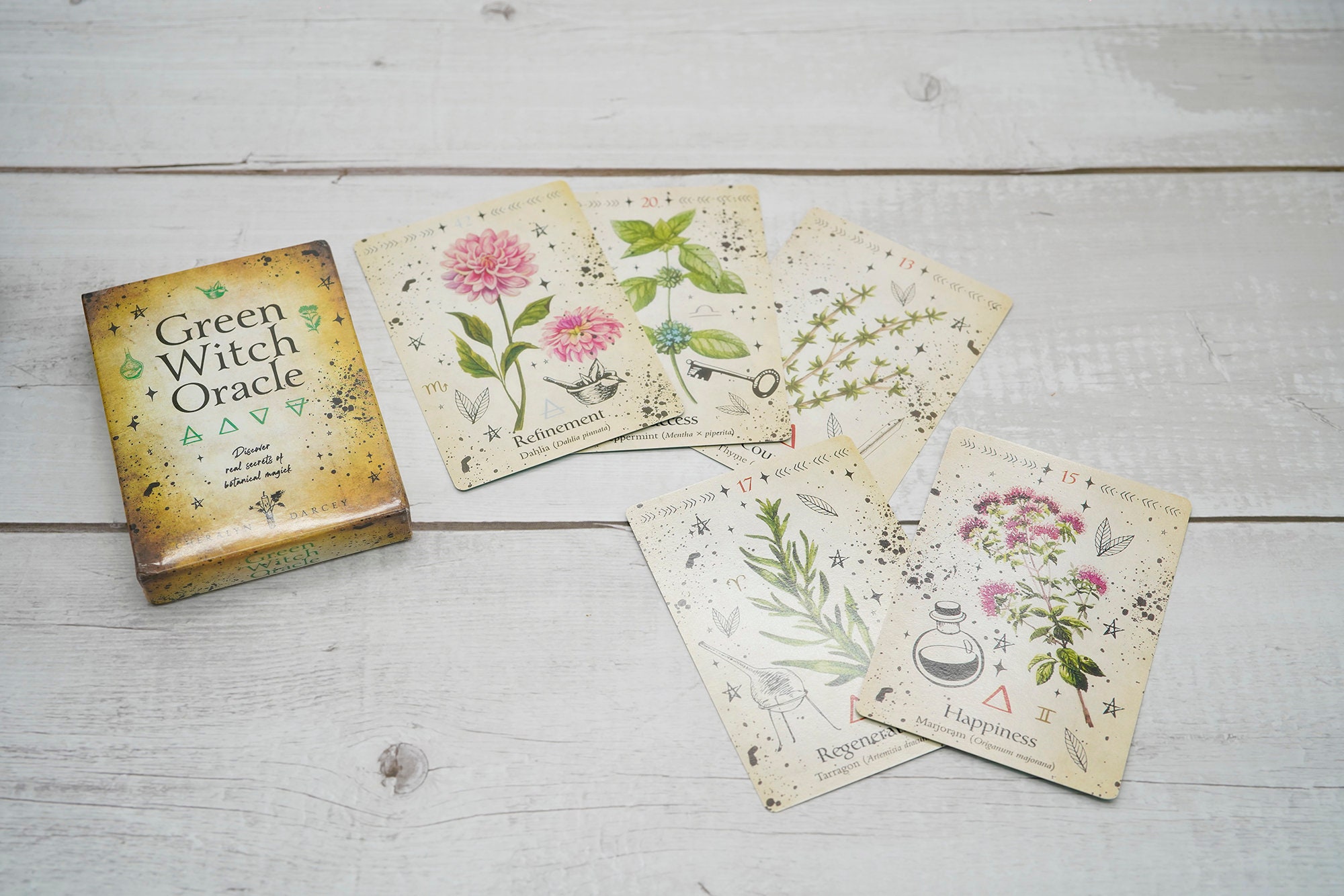 Green Witch Oracle Cards/tarot Deck/divination Deck/ - Etsy
