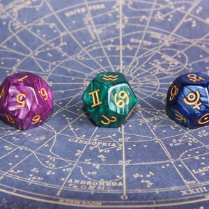 Astro Dice/ Divination Dice/astrology Dice/ Astrodice/ for Astrology ...