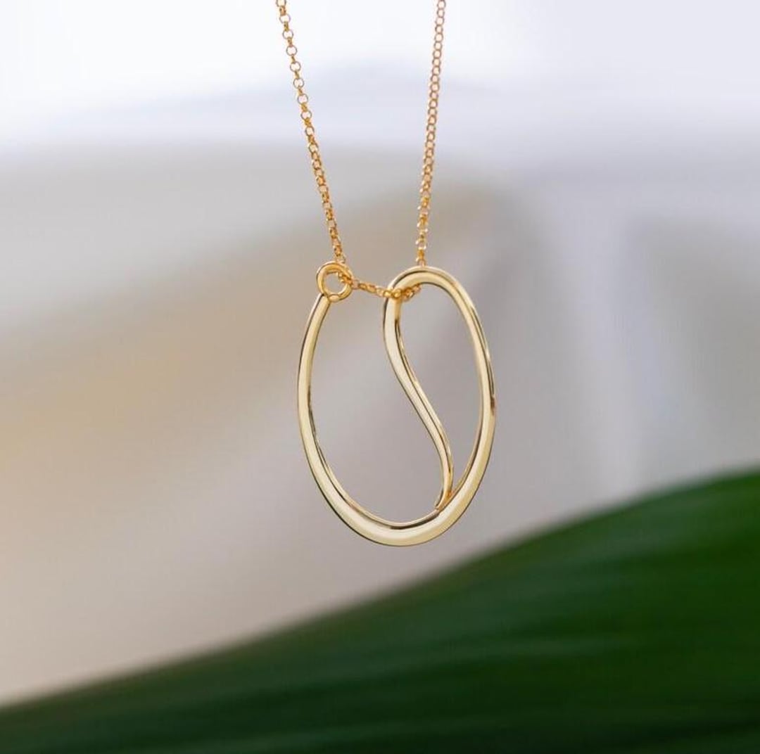 Geometric Ring Holder Necklace Thick Chain Options Ring Surgeon Gift ...