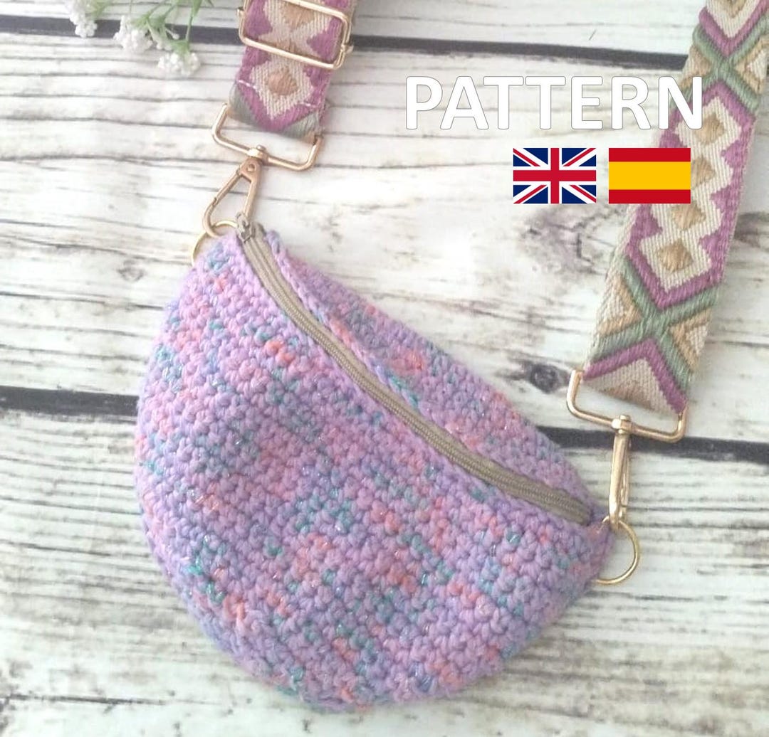 Crochet Fanny Pack Pattern for Girl, Pattern Pdf Tutorial Fanny Pack ...