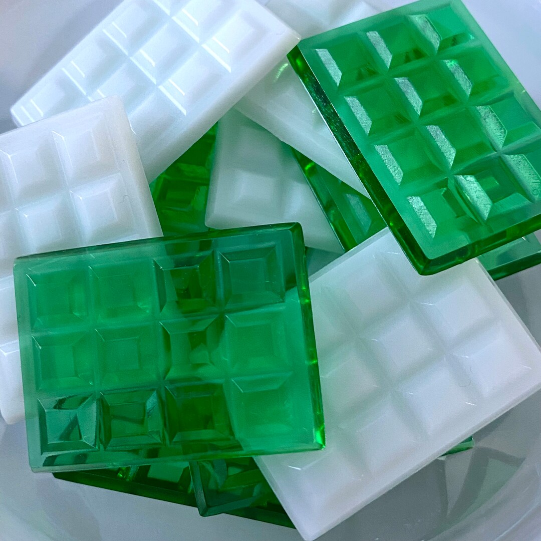 Fake Candy Bar / Green White Resin Chocolate Bar / Set of 6 / Fake Bake ...