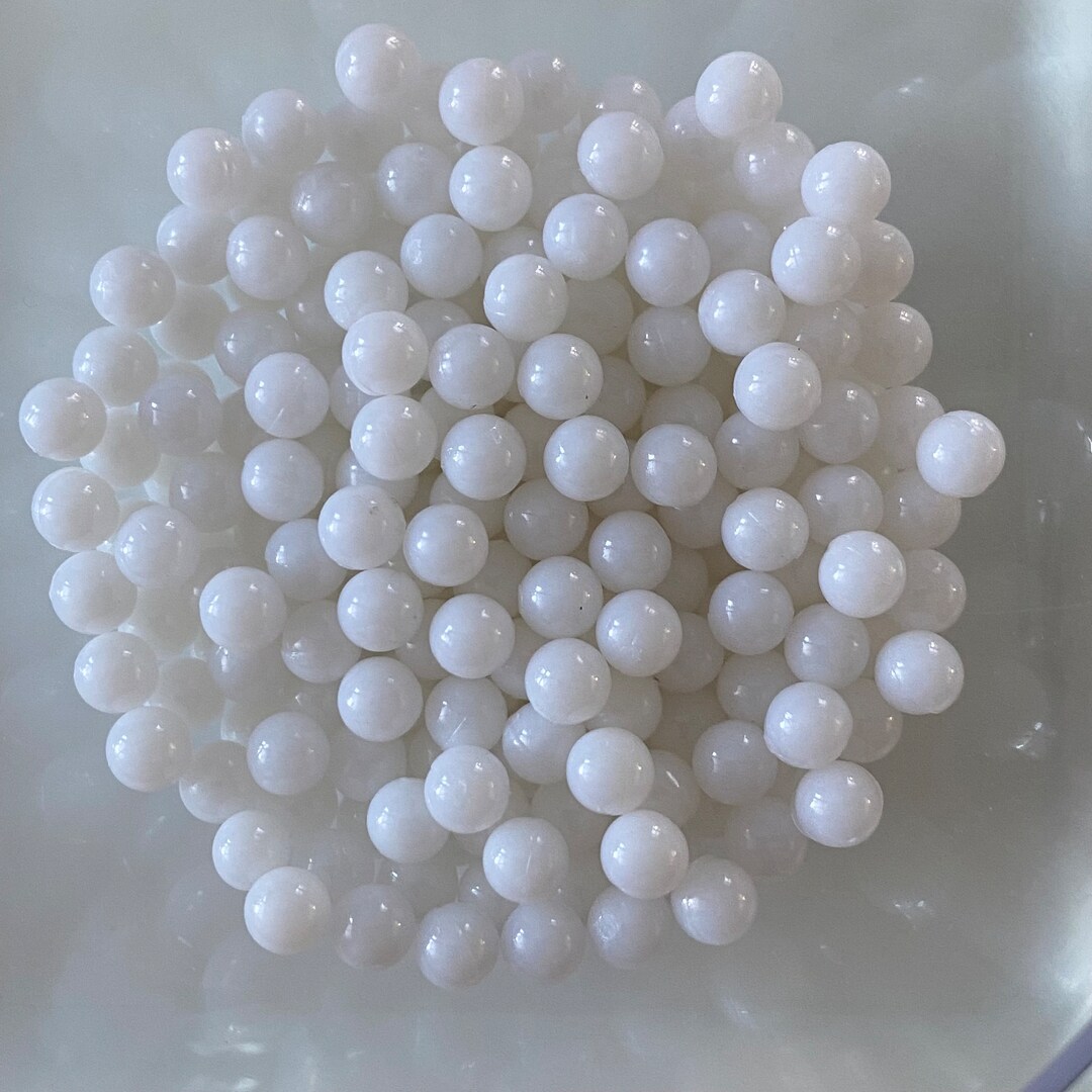 White Nonpareil Fake Sprinkles / 5mm / White Sprinkle / Faux Cupcake ...