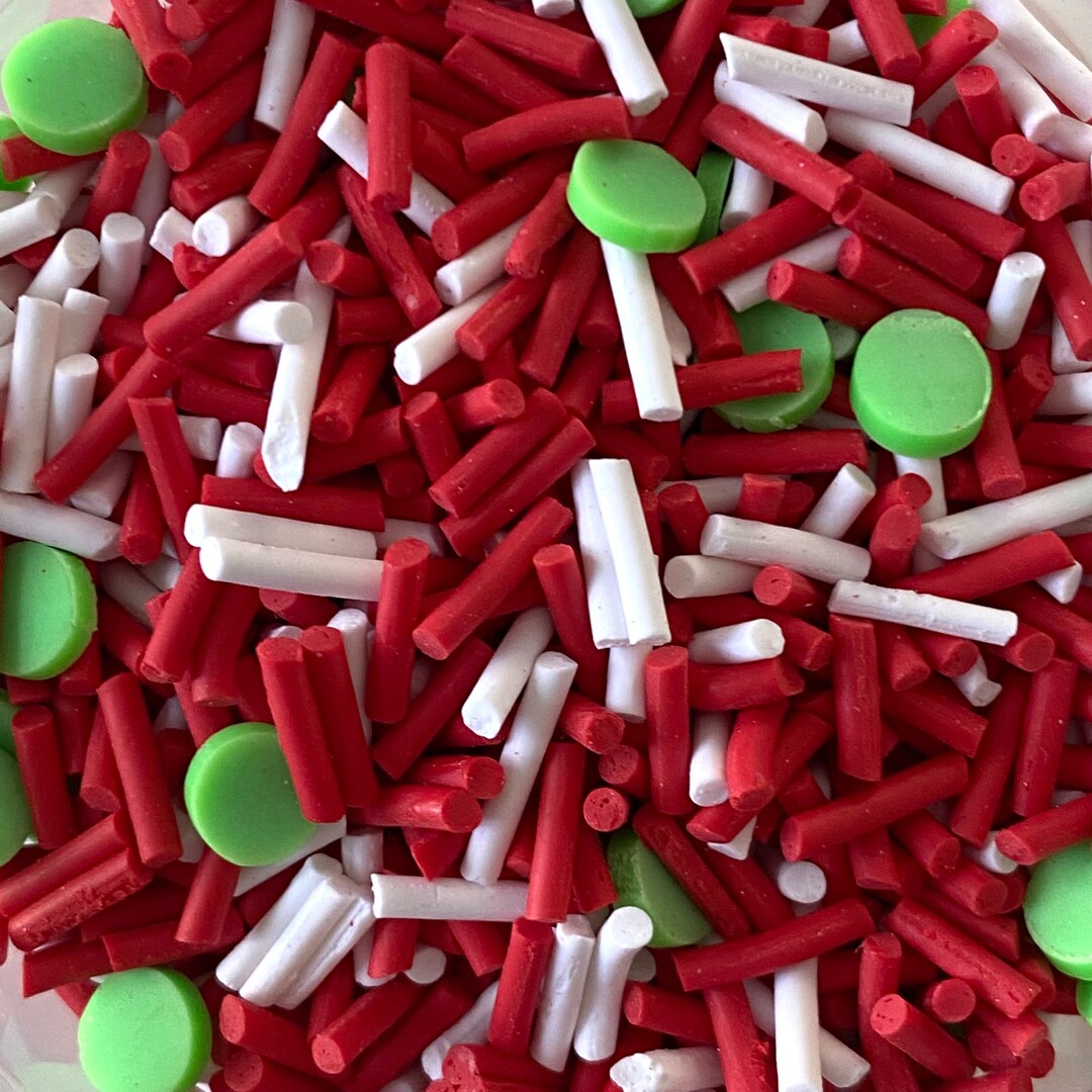 Summer Strawberry Inspired Fake Sprinkle Mix / 30 Gram Container ...