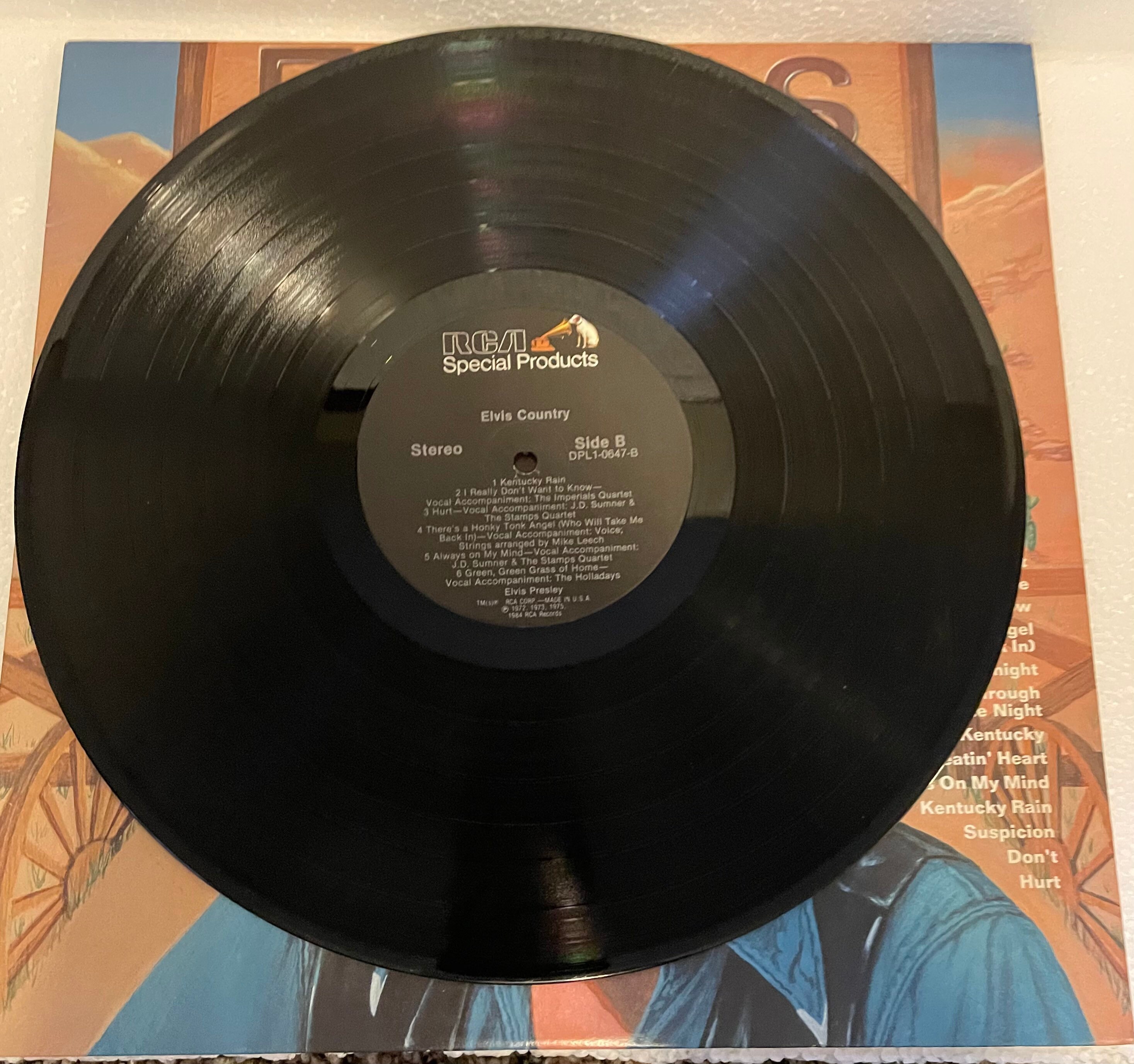 Vintage Elvis Country Vinyl Record Album 1984 DPL1-0647 - Etsy