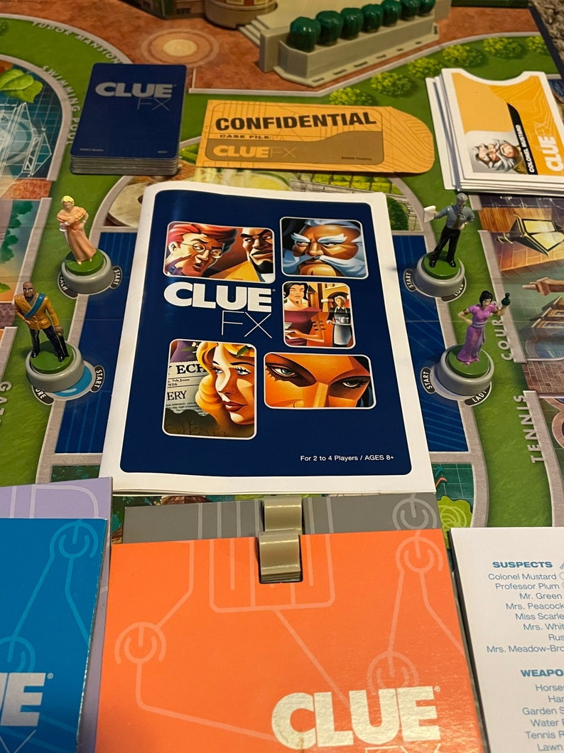 Vintage Clue FX Electronic Talking Board Game - Etsy