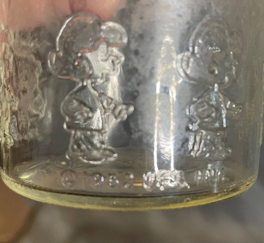 Vintage Smuckers Peanuts Lucy Clear Glass Cup 1952 UFS Inc Jelly Jar - Etsy