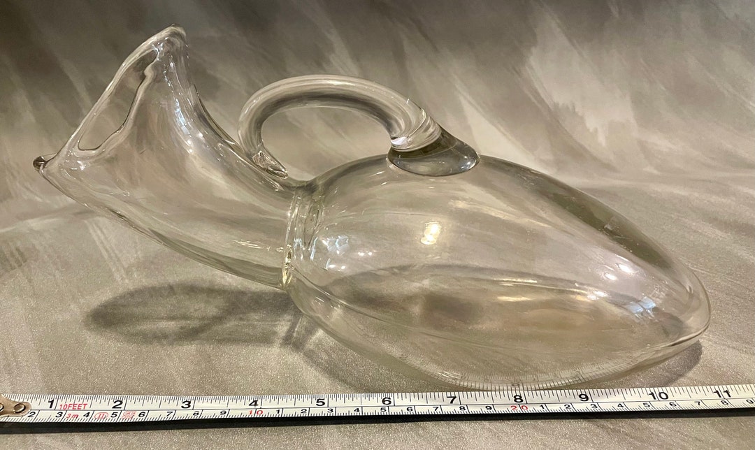 Antique Vintage Clear Glass Urinal USA RARE - Etsy