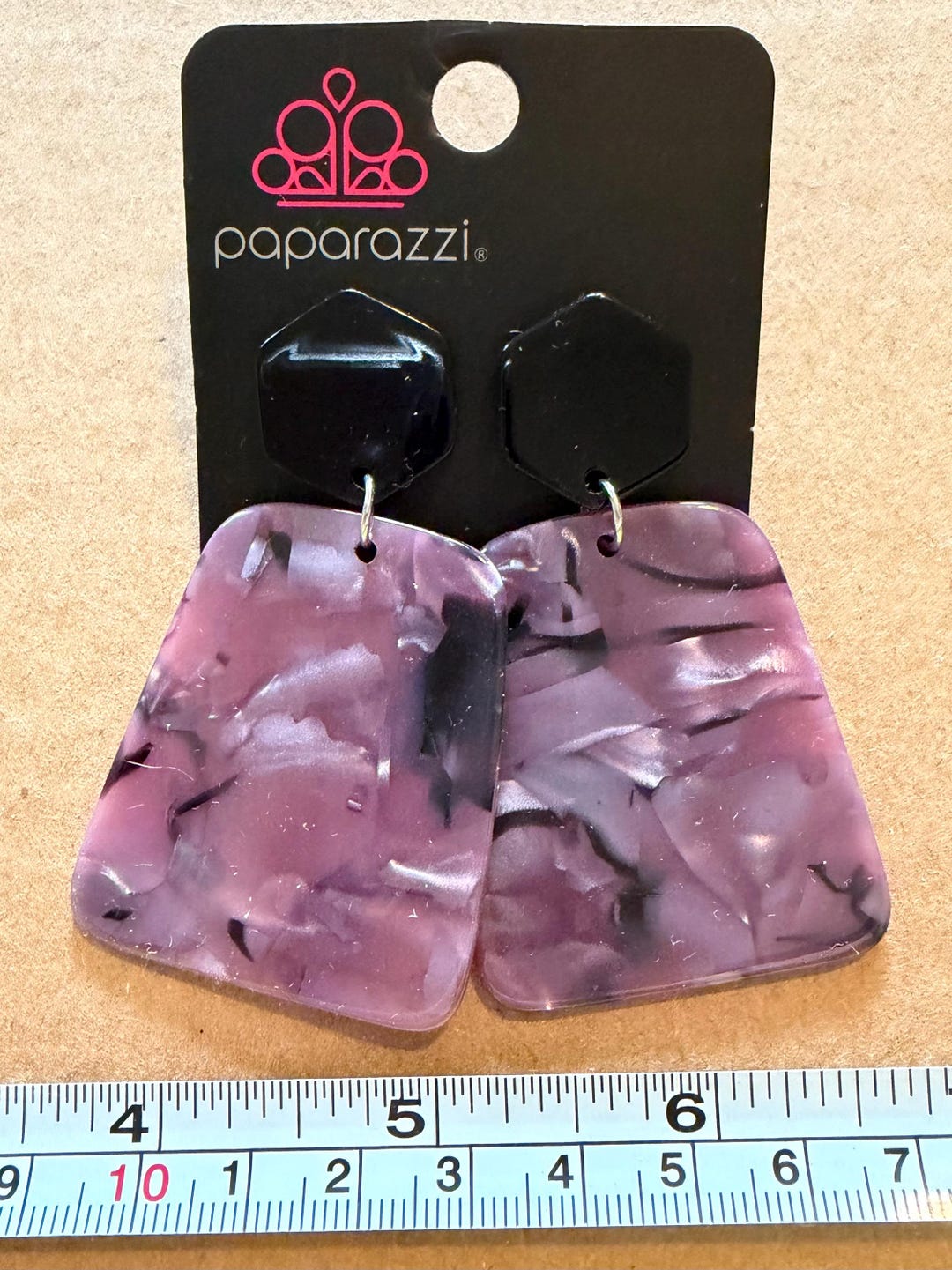 New Paparazzi Majestic Marimar Acrylic Earrings Jewelry - Etsy