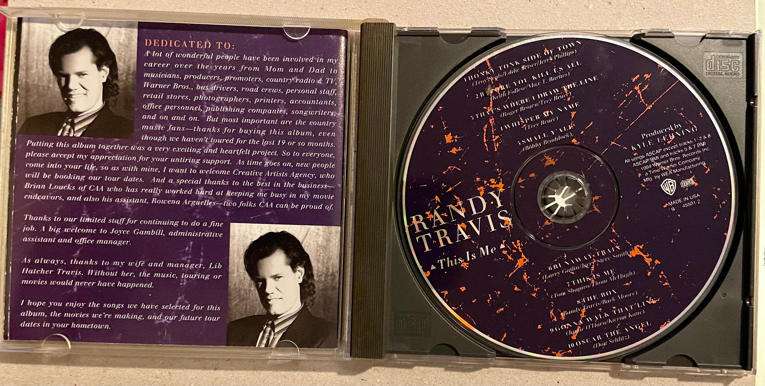 Vintage Randy Travis This is Me CD 1994 - Etsy