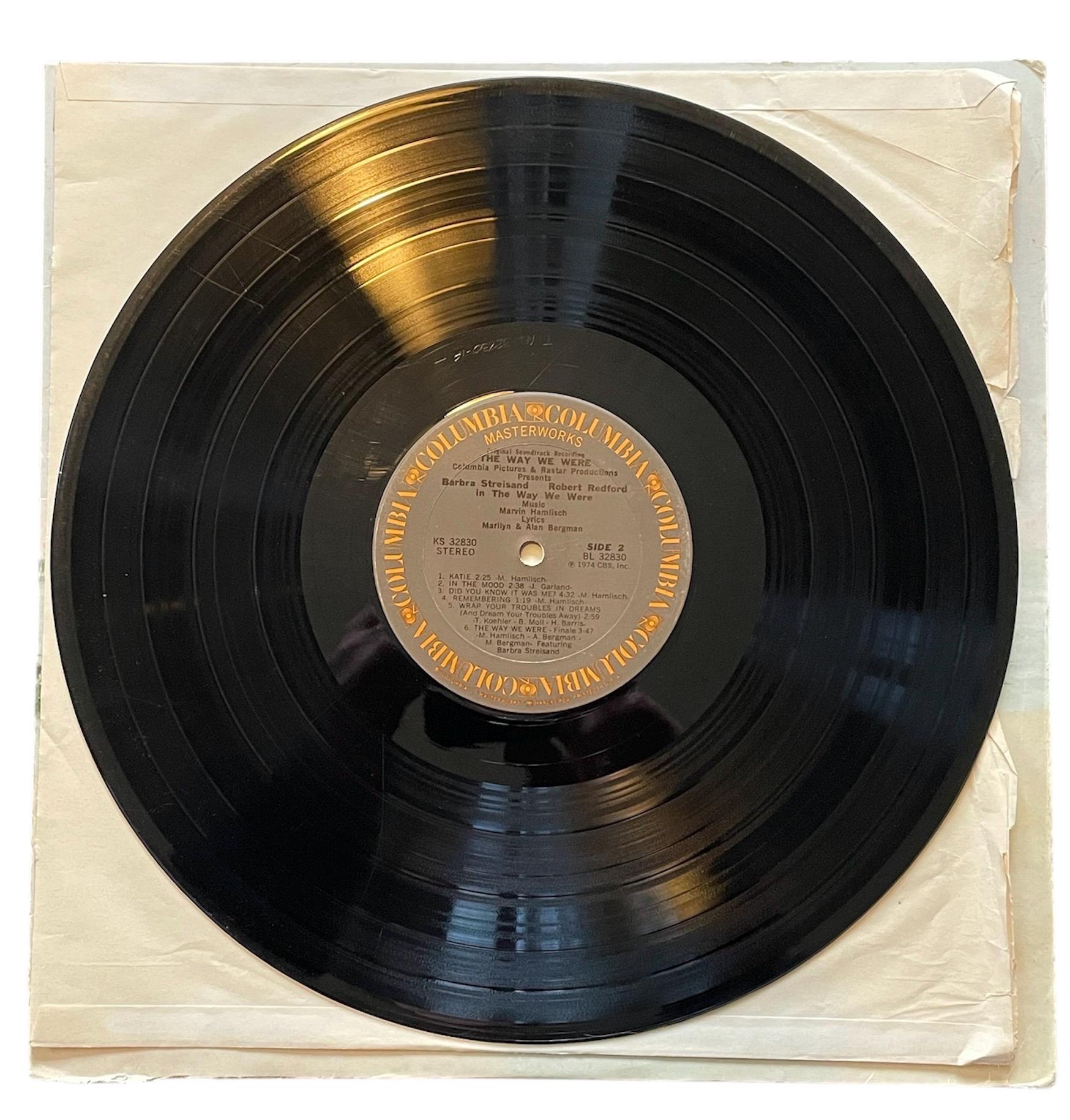 Vintage the Way We Were Vinyl Record Album Soundtrack Barbra Streisand ...