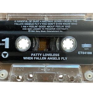 Vintage Patty Loveless When Fallen Angels Fly Cassette Tape 1994 - Etsy