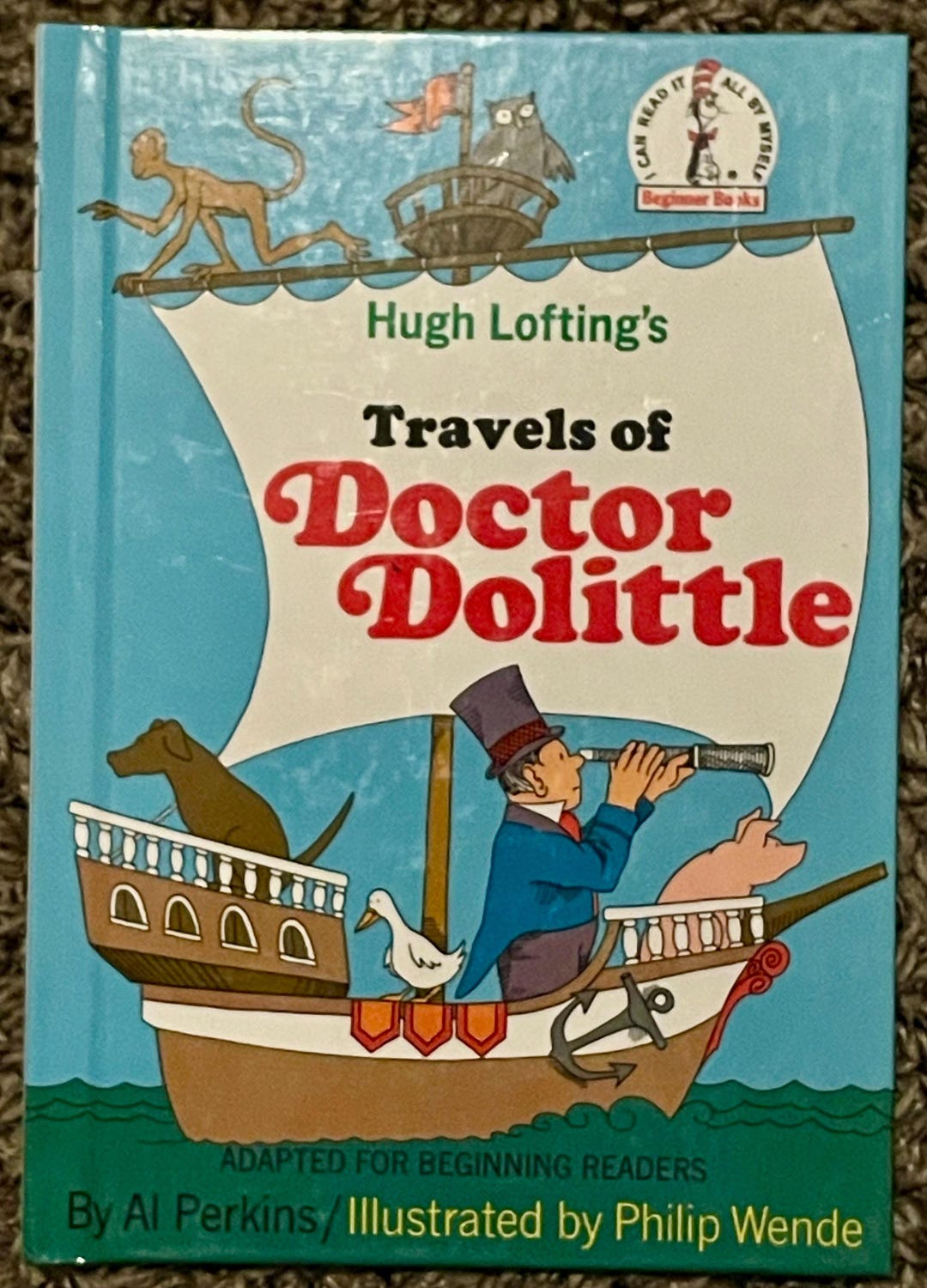 Vintage Hugh Loftings Travels of Doctor Dolittle by Al Perkins Book ...