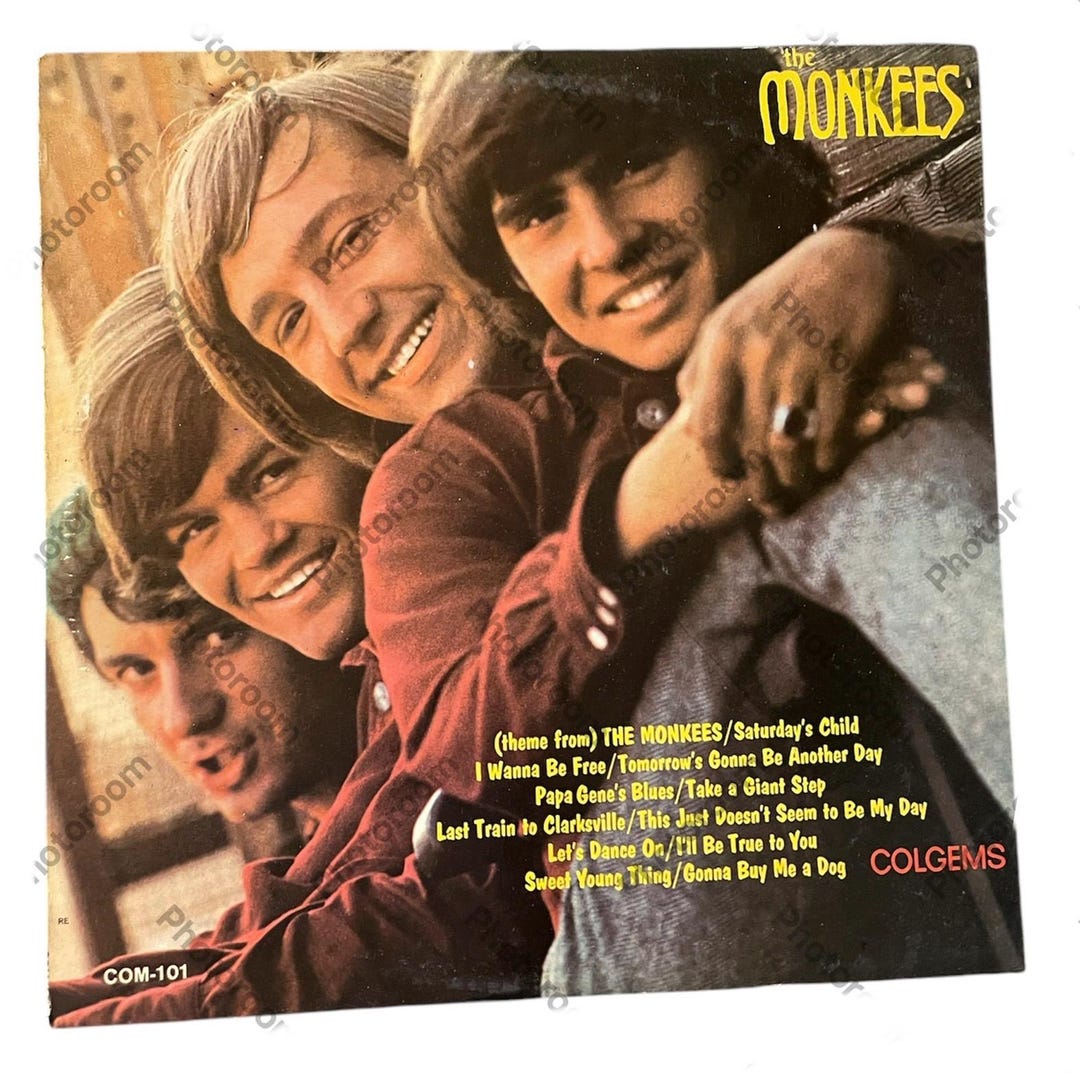Vintage the Monkees Vinyl Record Album 1966 - Etsy