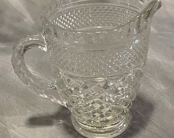Anchor Hocking Vintage Clear Glass Pitcher - Etsy