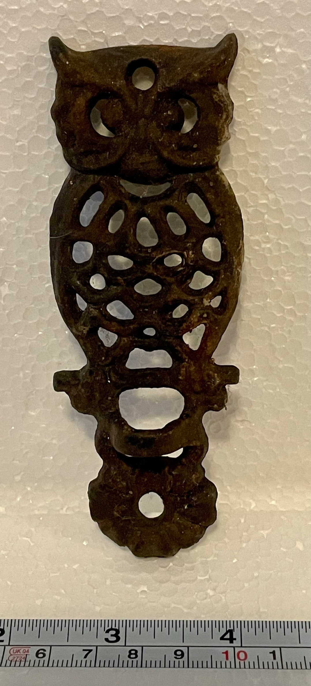 Vintage Cast Iron Owl Wall Decor - Etsy