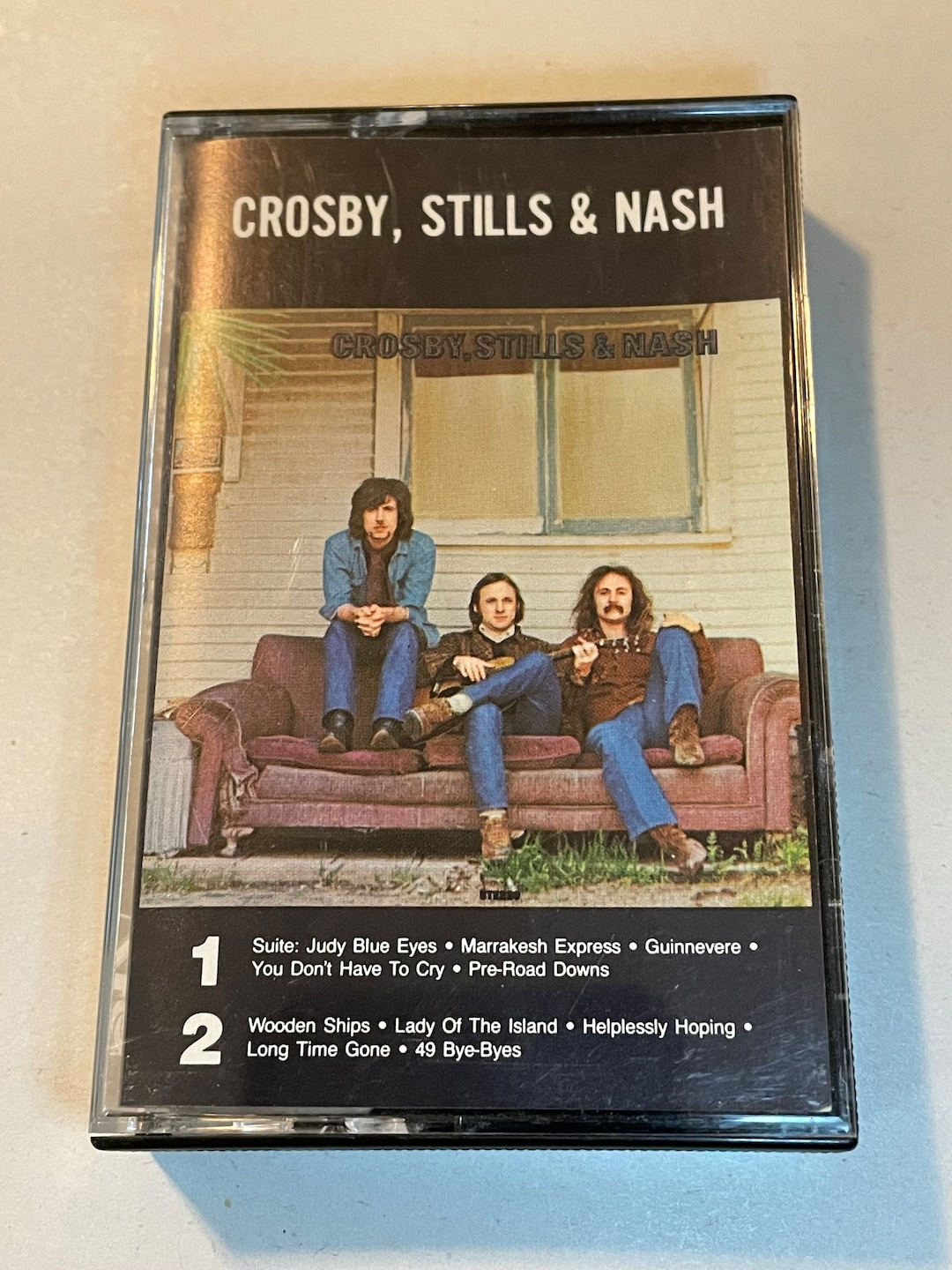 Vintage Crosby, Stills & Nash Cassette Tape 1988 - Etsy