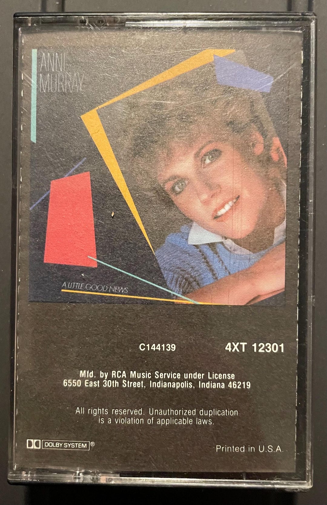Vintage Anne Murray A Little Good News Cassette Tape 1983 - Etsy
