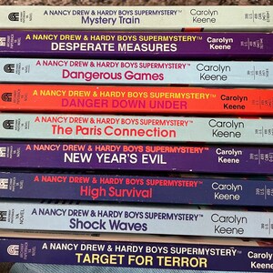 16 Vintage Nancy Drew Hardy Boys Super Mystery Books by Carolyn Keene T - Etsy