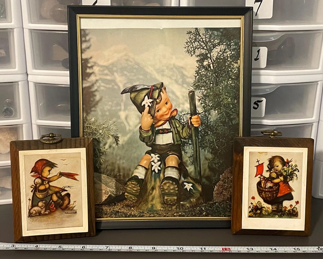 3 Vintage Hummel Pictures Wall Decor - Etsy